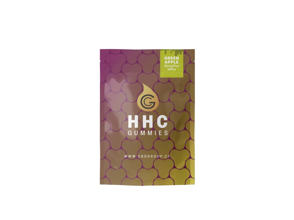 HHC Gummies (Ζελεδάκια) Green Apple 25mg - 30 pcs - Gummies HHC ...